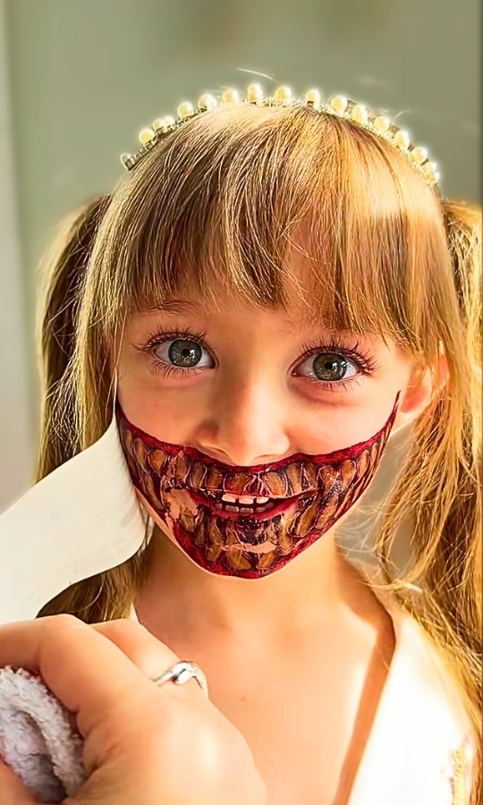 7 year old influencer gets scary tattoo 🤯