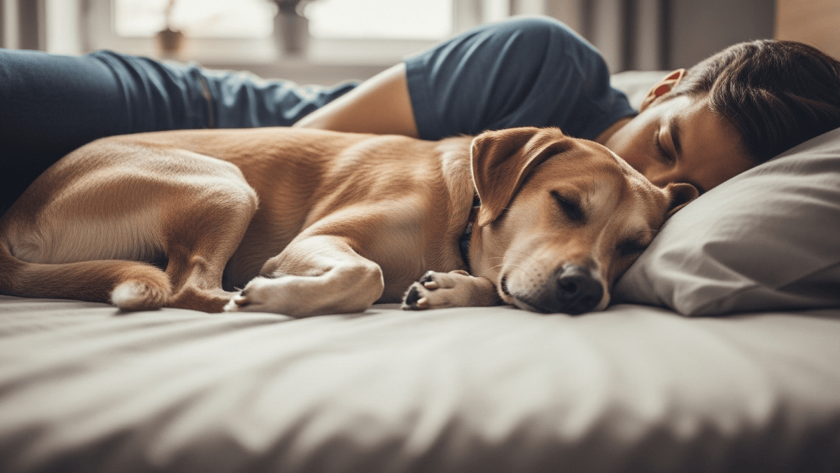 7 sleeping positions that reveal a strong bond with your dog, according ...