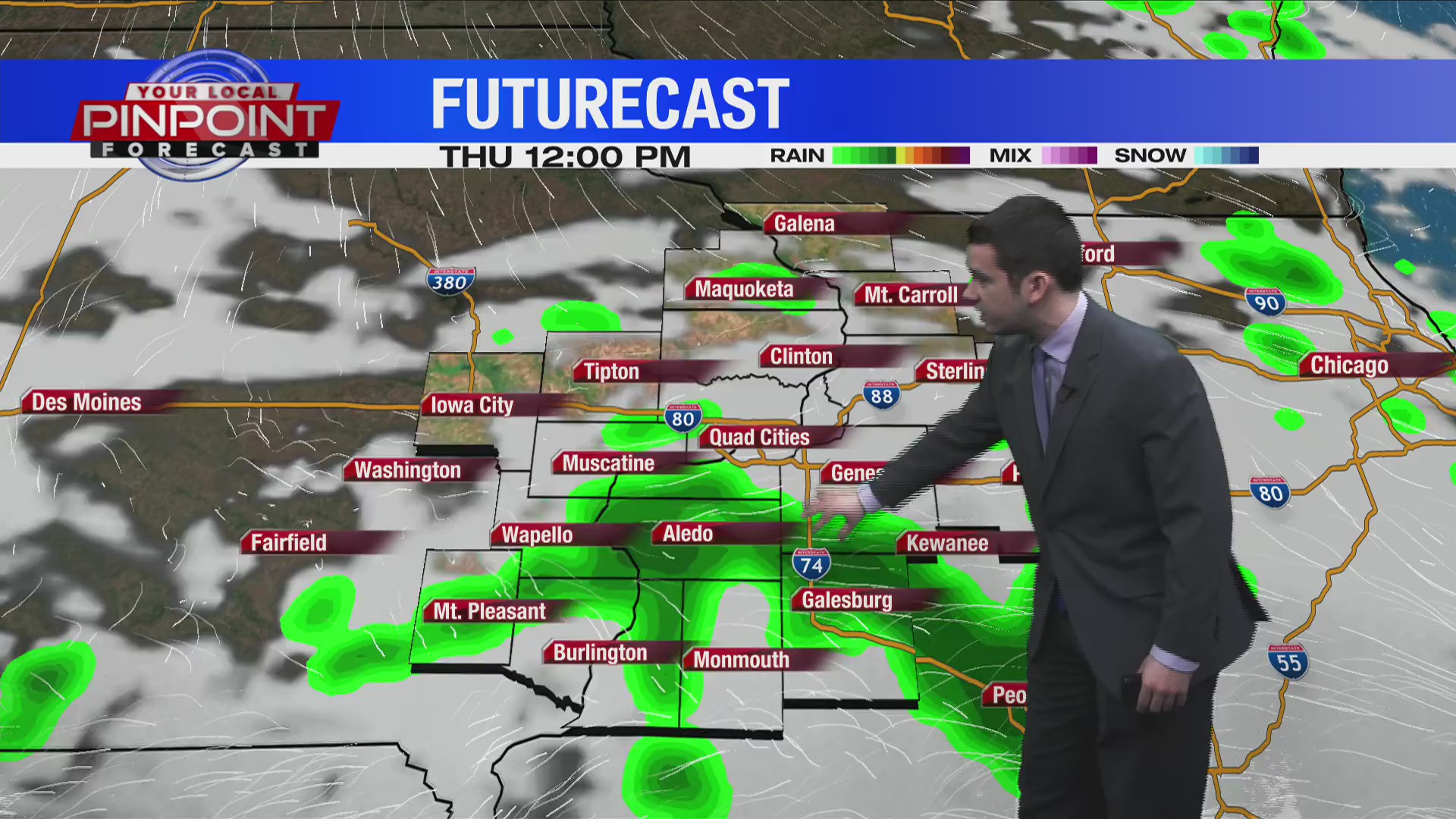 Chance of rain tomorrow