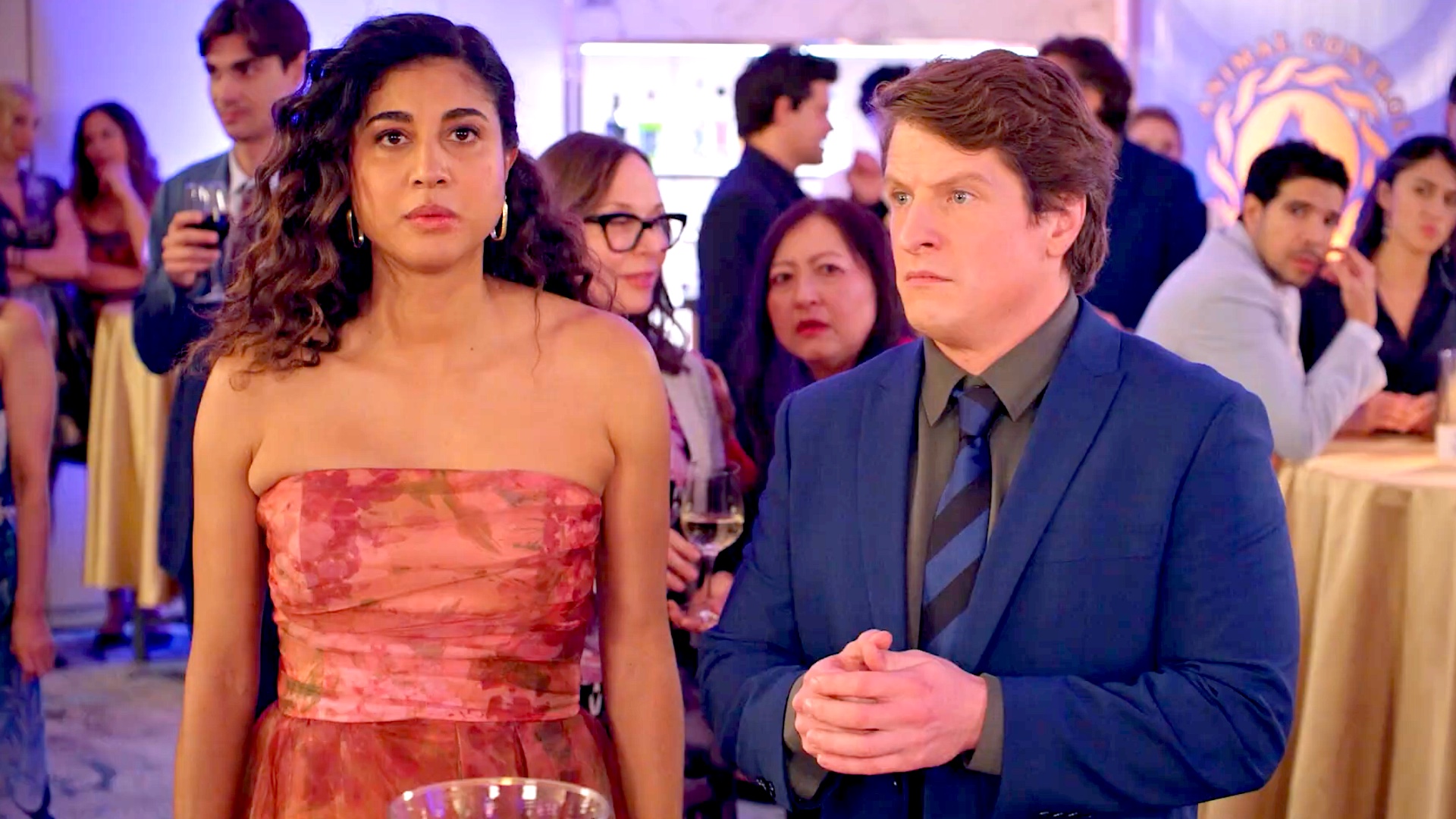 Photo booth kiss outs shred and Emily on Animal Control