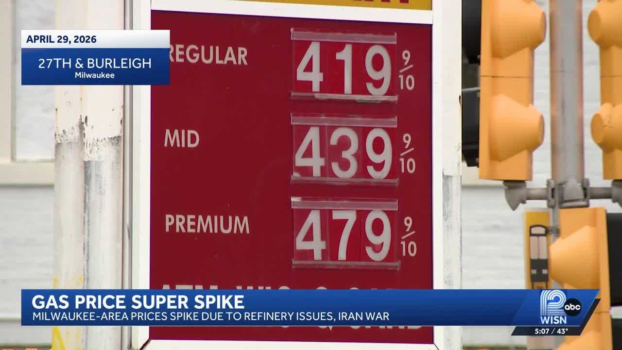 Wisconsin gas prices surge as Midwest sees sharp increases