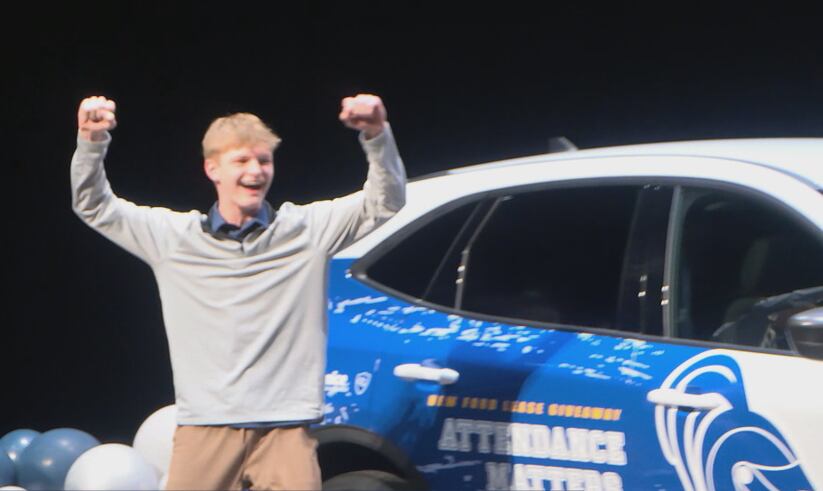 O’Gorman student wins new car for perfect attendance