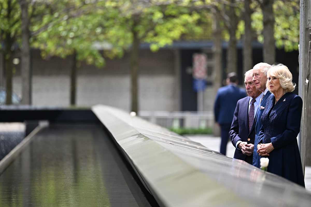 King Charles and Queen Camilla visit 9/11 Memorial to start New York ...