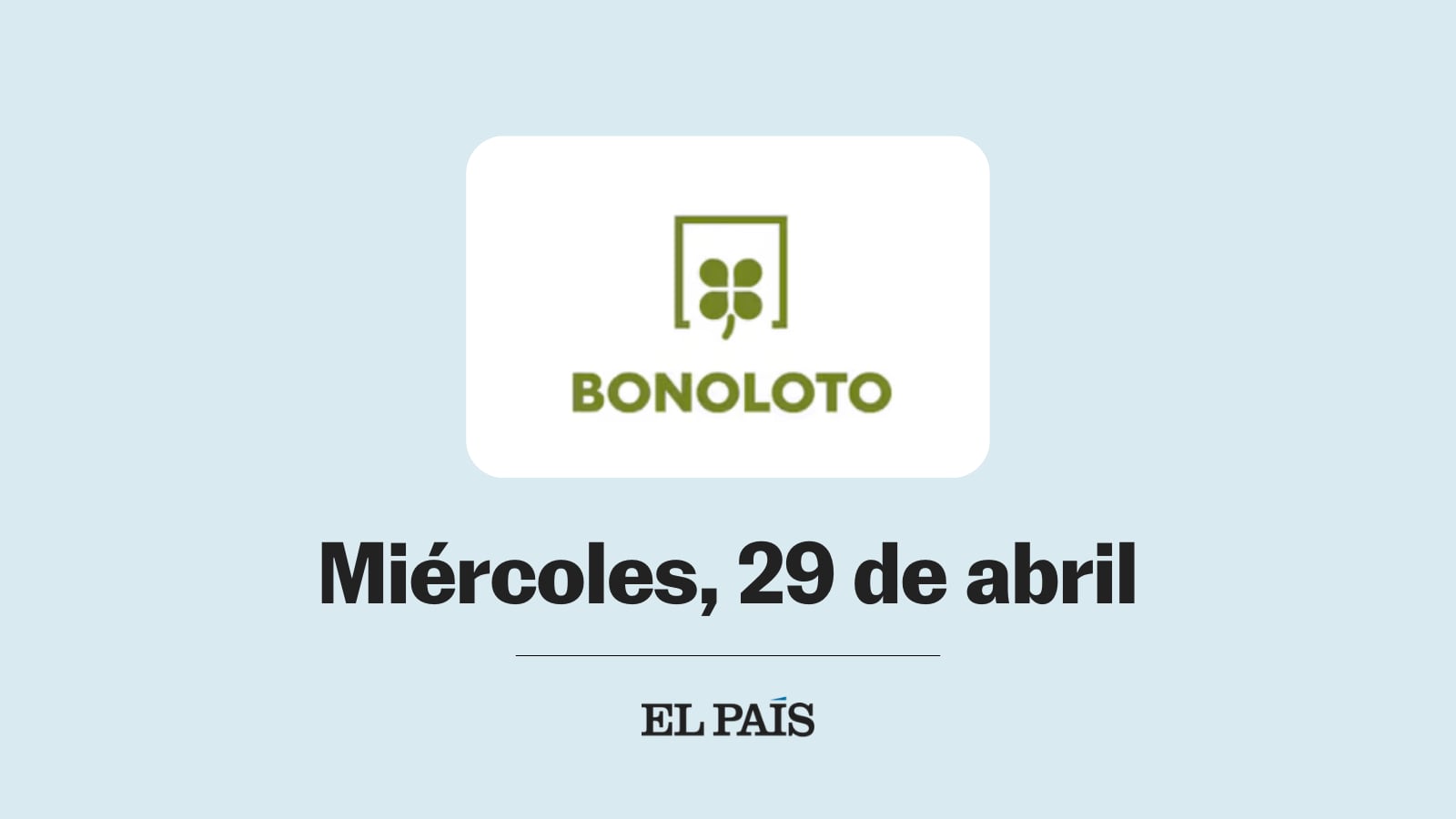 Bonoloto: comprobar sorteo del miércoles 29 de abril