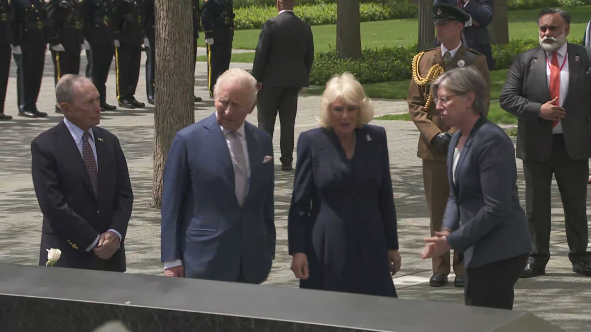 King Charles visits 9/11 Memorial