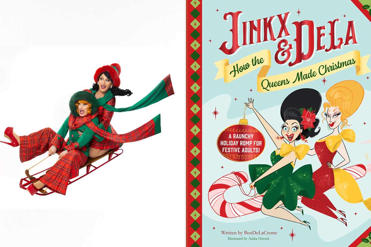 Jinkx and DeLa announce new book: "How the Queens Made Christmas ...