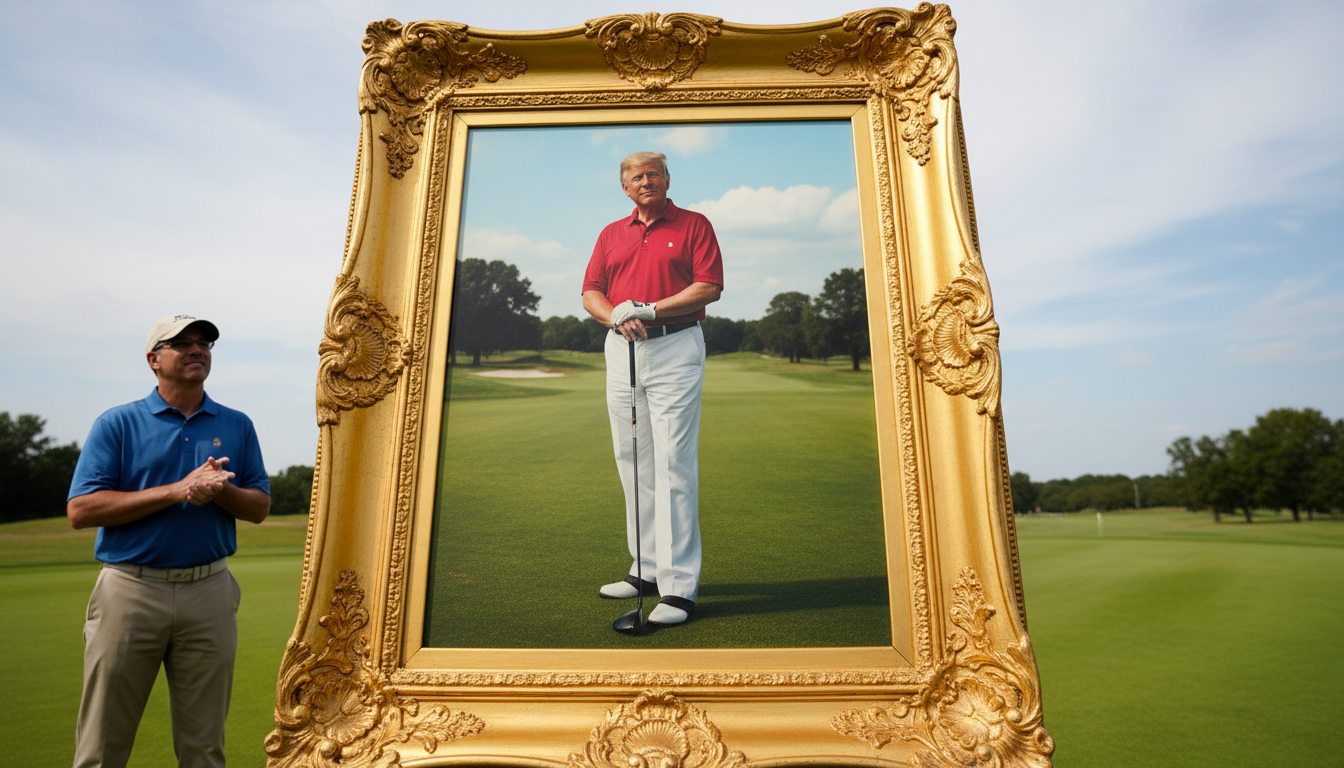 Doral’s gilded tribute: A golden spectacle on the greens