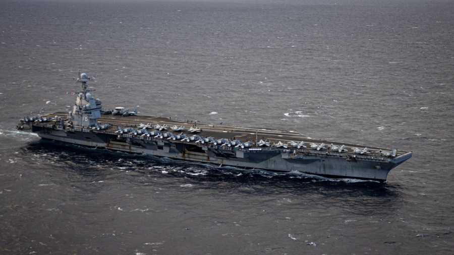 Ford Presidential Foundation recognizes namesake ship for record ...