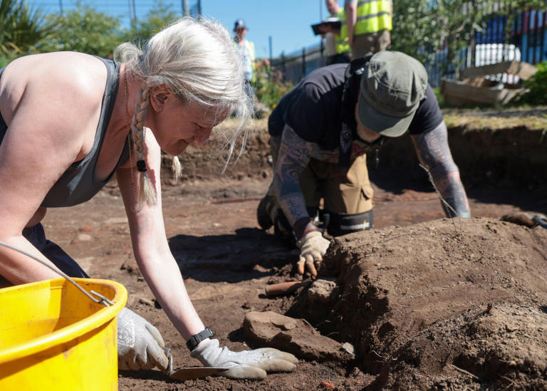 West Belfast community dig uncovers lost 19th century homes demolished ...