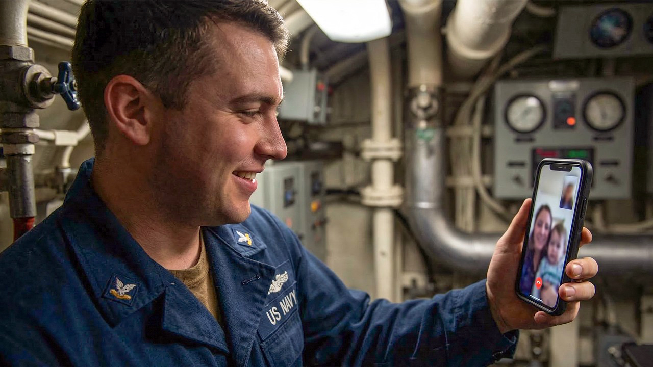 How submarine crews stay connected to family while deep underwater