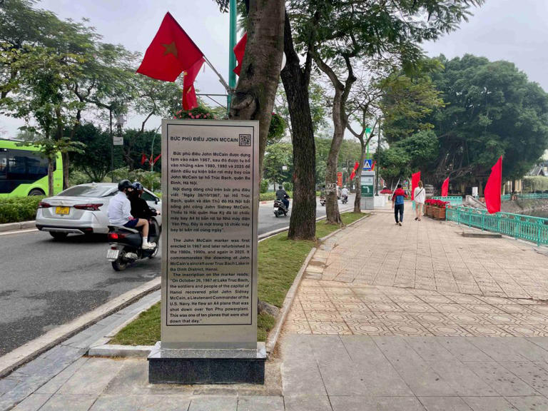 The John McCain A-4 Skyhawk crash site in Hanoi: Truc Bach Lake and its ...