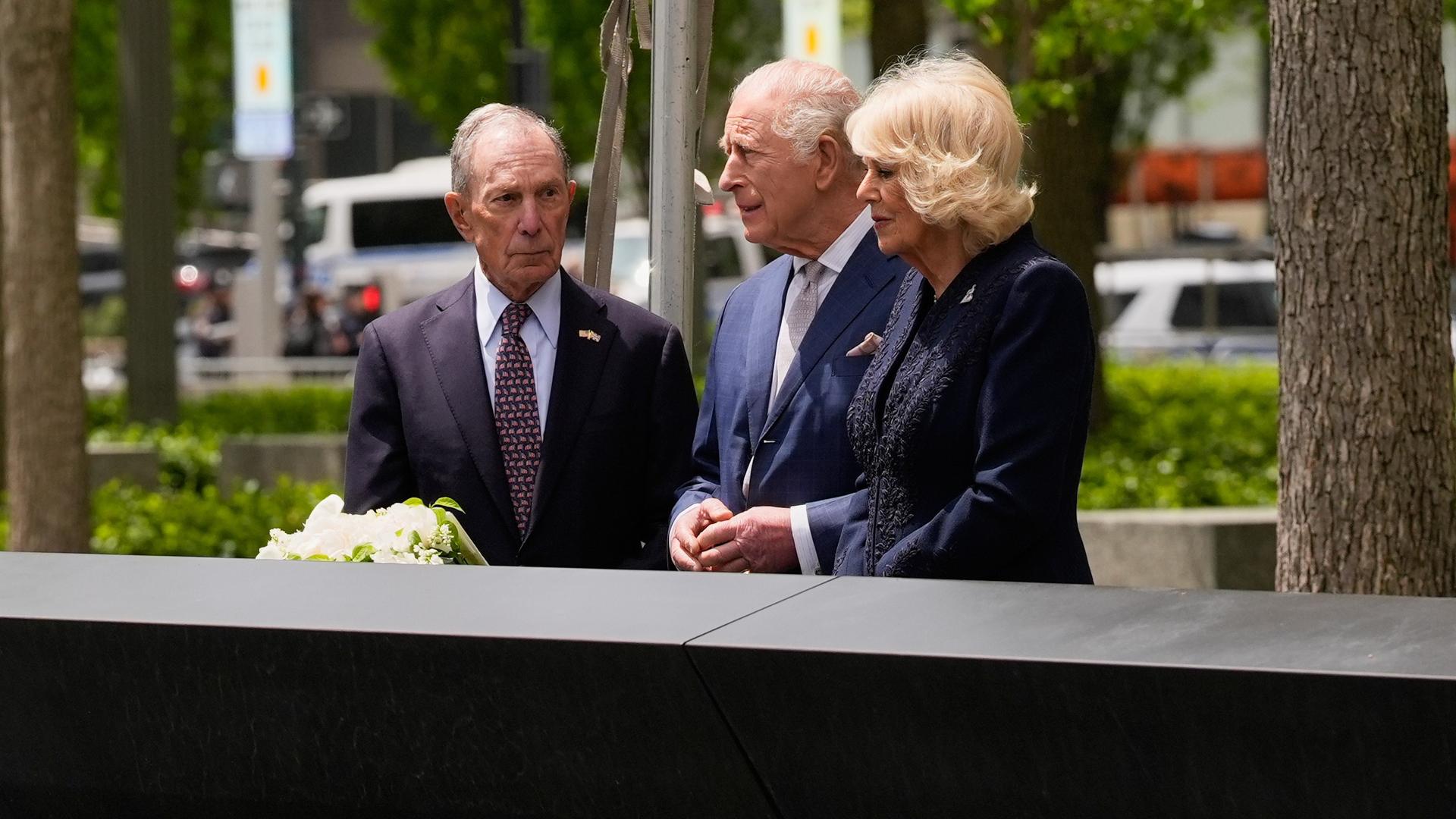 King Charles III and Queen Camilla honor victims at 9/11 Memorial in ...