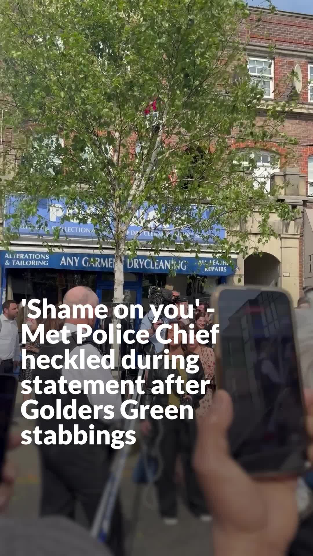 'Shame on you' - Met Police chief heckled during statement after ...