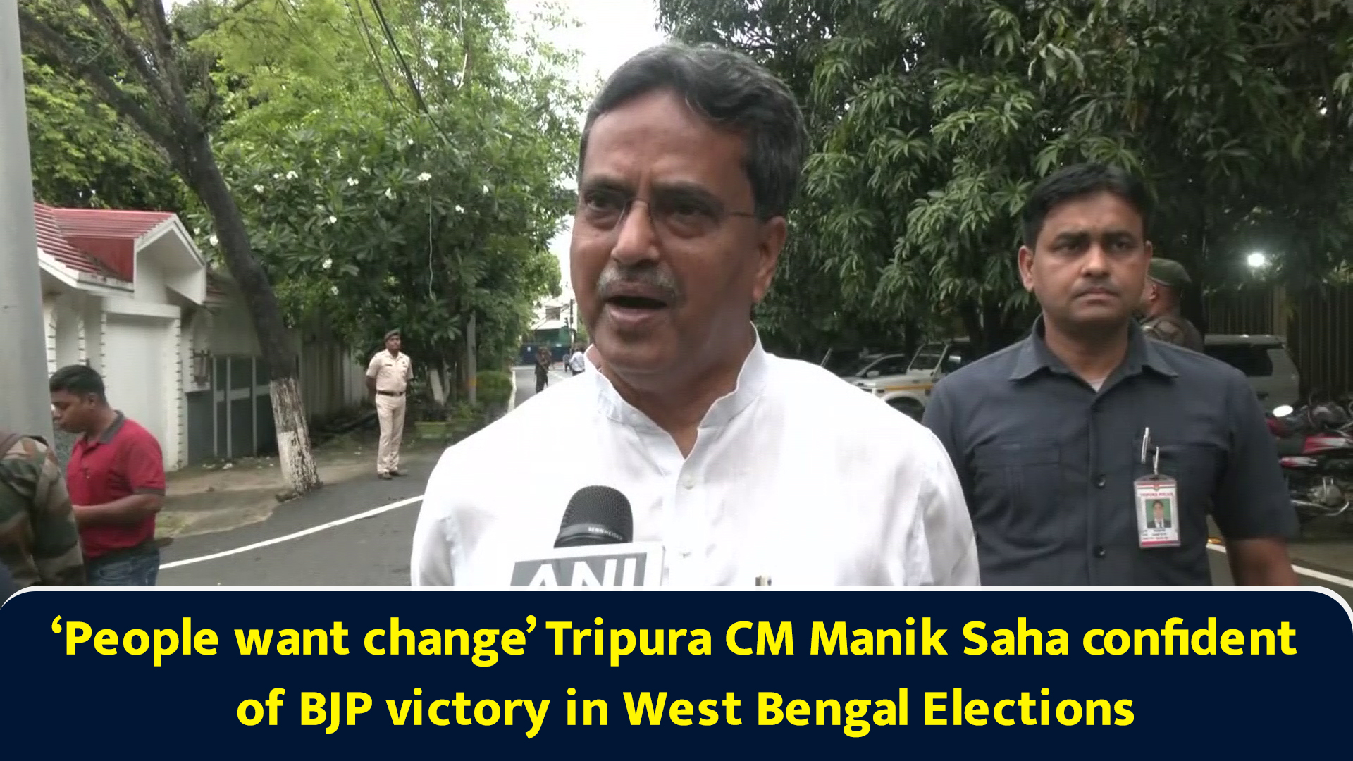 'People want change' Tripura CM Manik Saha confident of BJP victory in ...