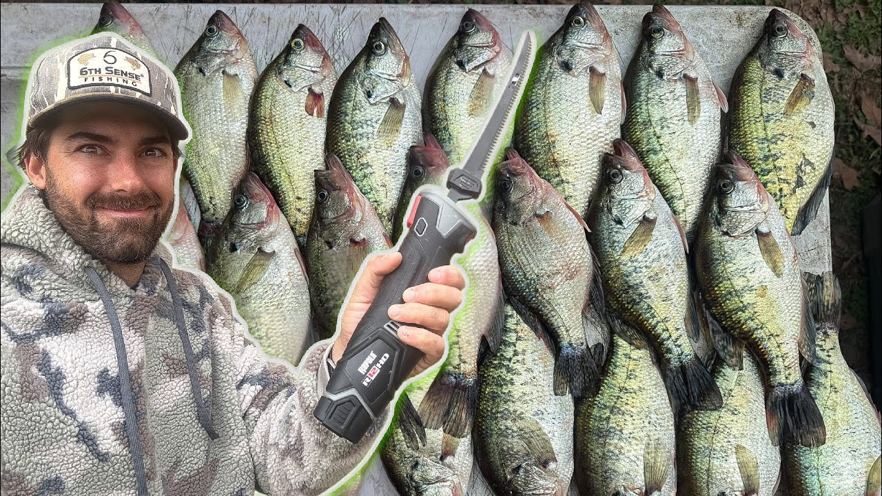 Anglers battle freezing winds for epic crappie catch