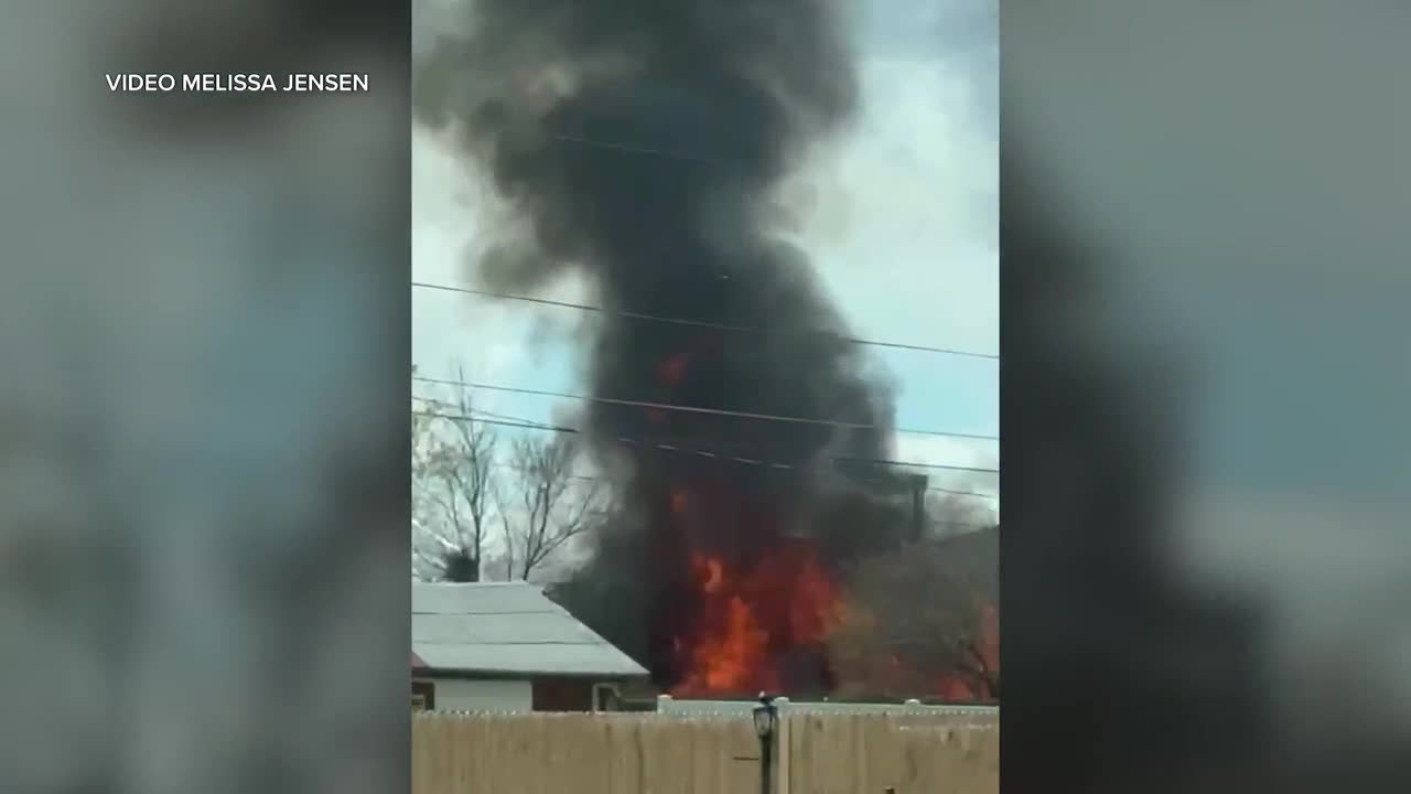 Structure fire on the west side of Helena