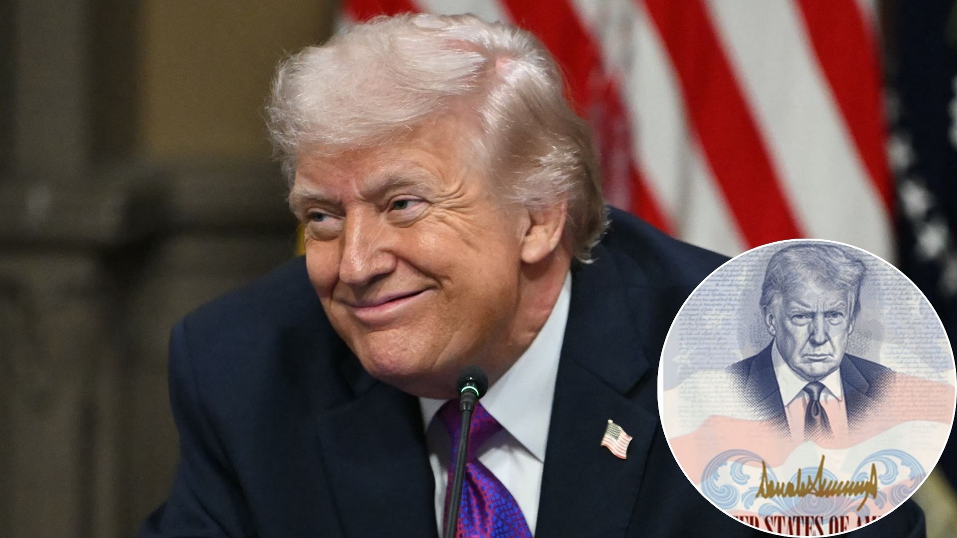 Trump adds his face to US passports