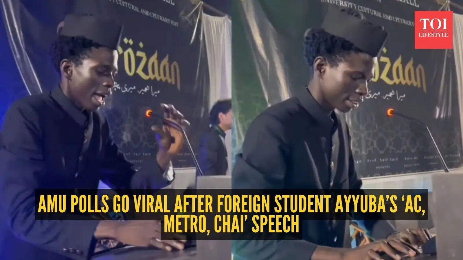 AC, metro, chai! African student Ayyuba's Chatur Ramalingam-style ...