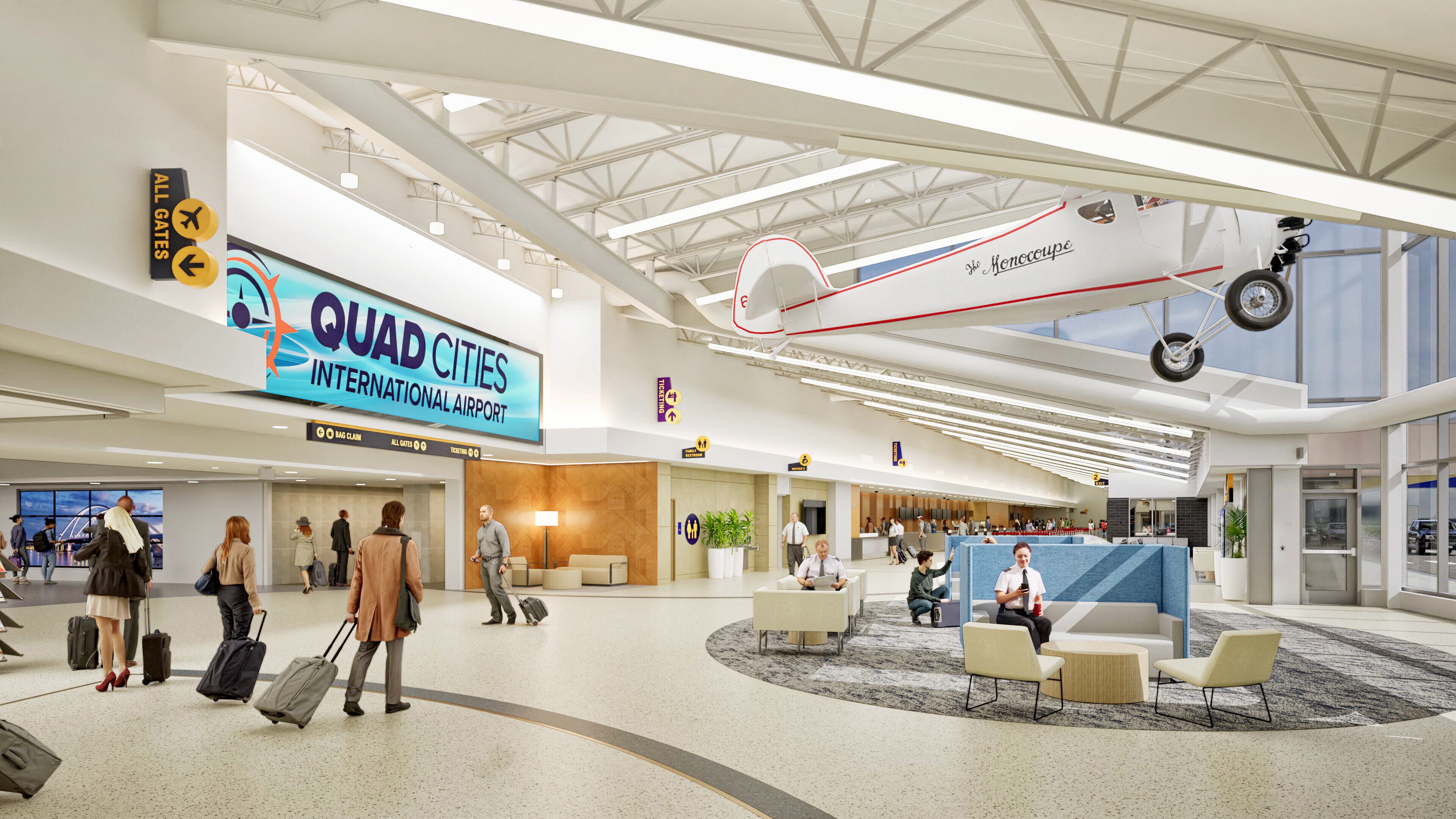 Quad Cities International Airport begins phase 2 of $19M terminal upgrade