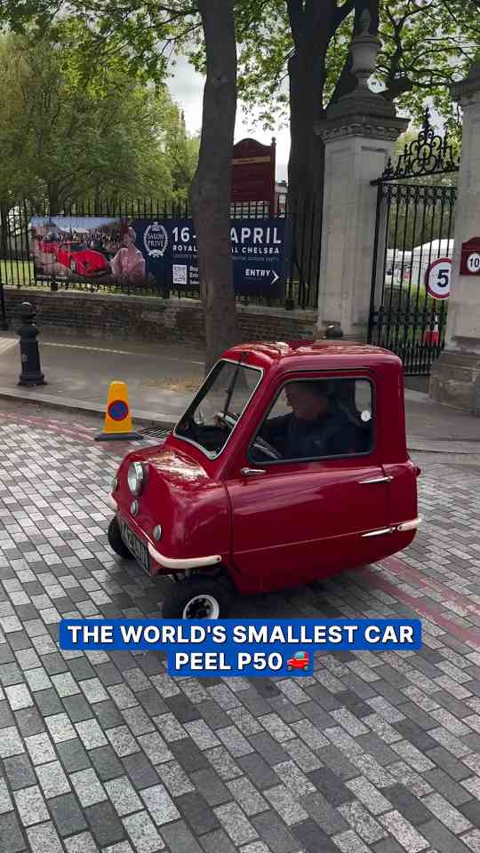 Peel P50 showcases compact design as world’s smallest car