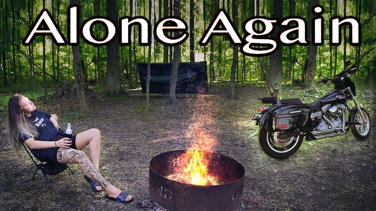 Motorcycle camping: I tried a hammock!