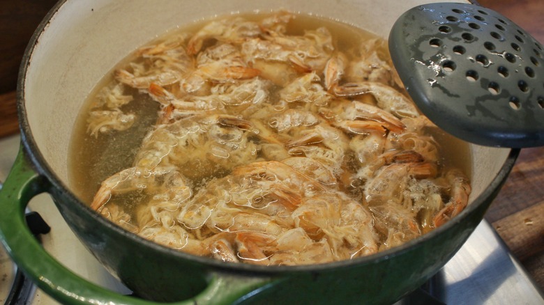 Simple shrimp congee recipe