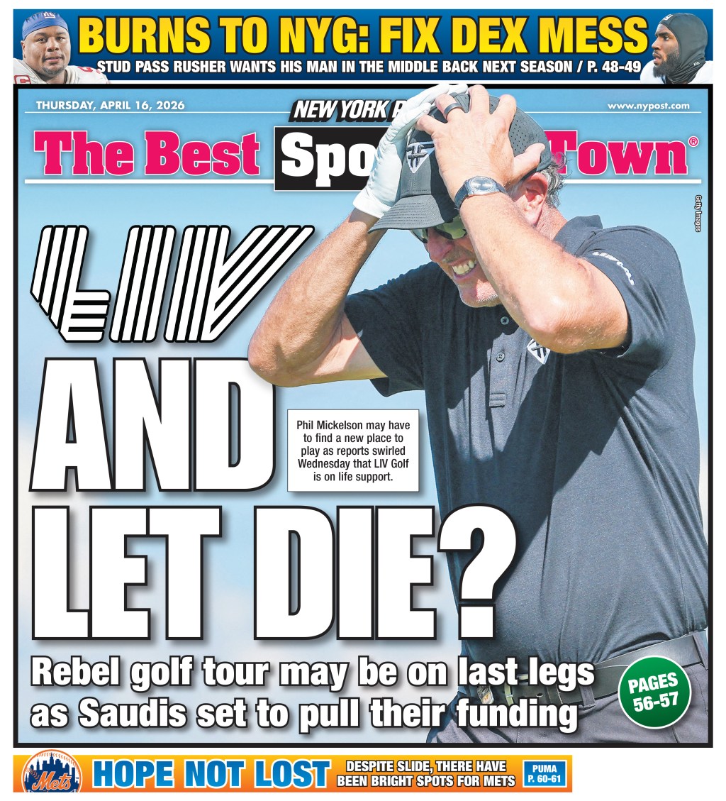 LIV Golf all but dead as Saudis pull funding after spending $6B on ...