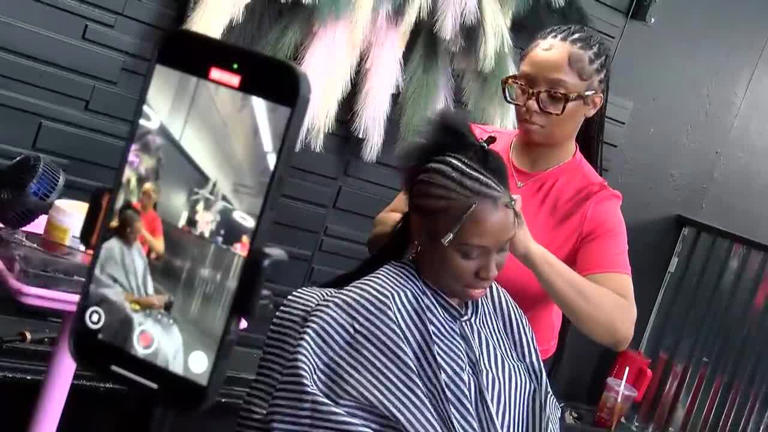 Jockeying for position: Derby 152 creates rush for hair braider clients