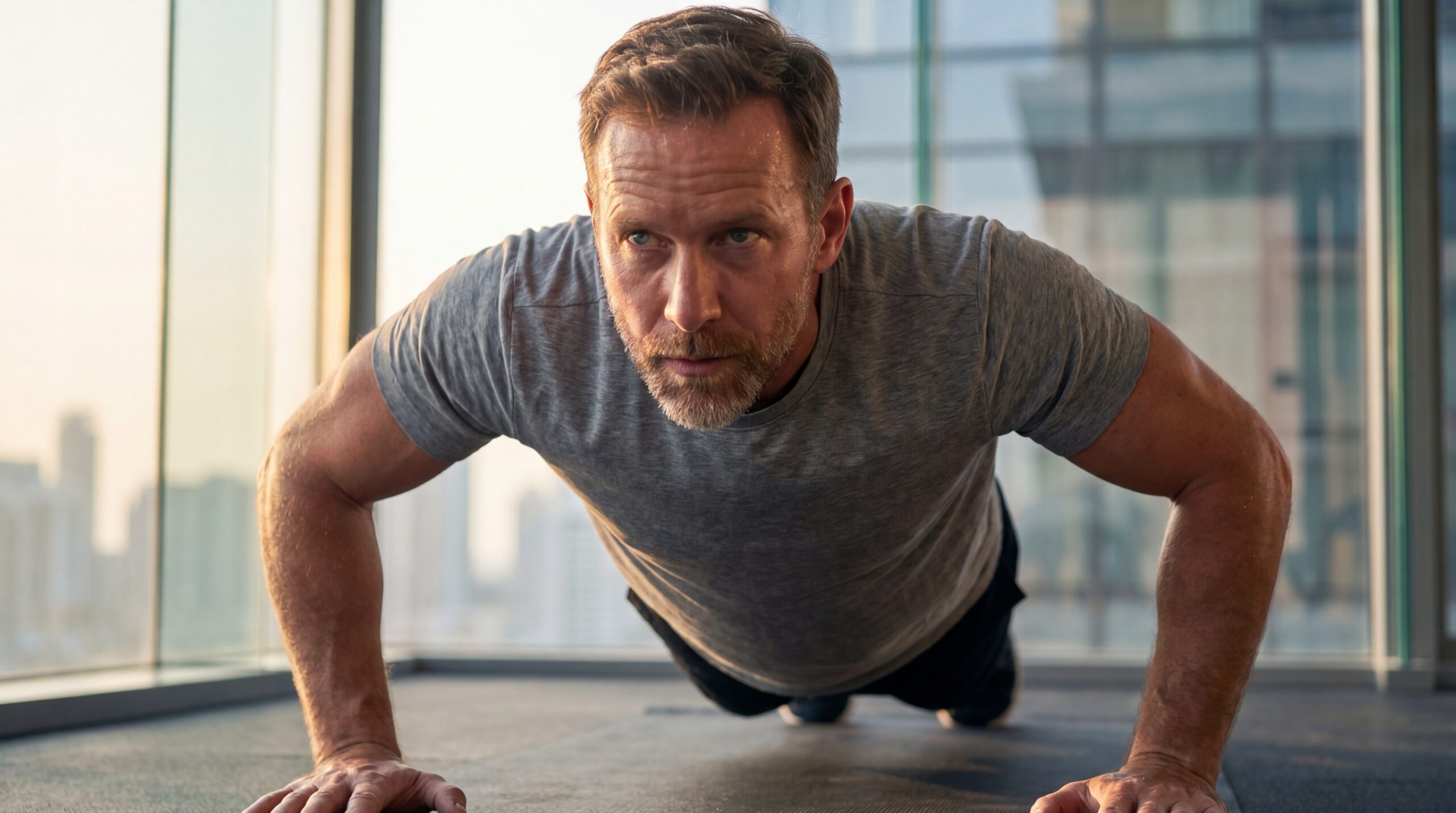 Pushup power unleashed: How many reps men over 45 truly need