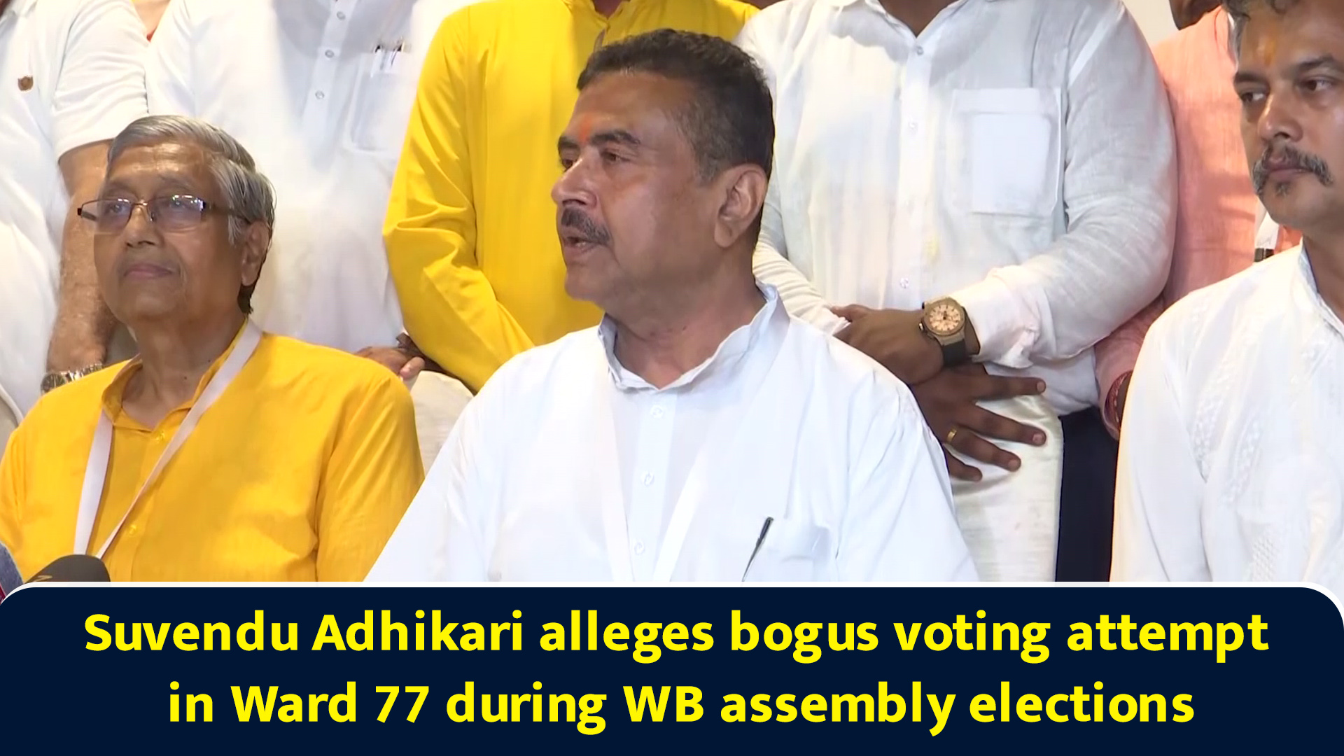 Suvendu Adhikari alleges bogus voting attempt in Ward 77 during WB ...