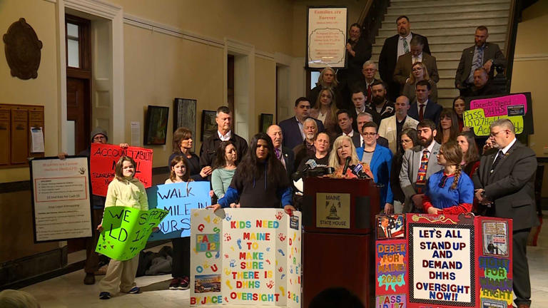 Supporters of child welfare reform rally at State House as bill remains ...