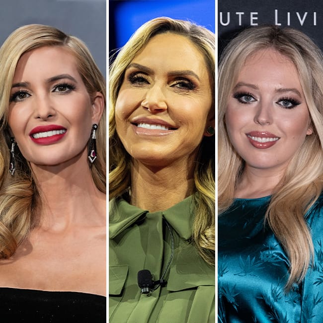 The Trump ladies wear lavish gowns at state dinner for King Charles ...