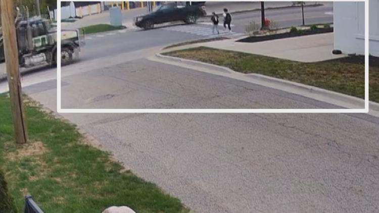 Security camera captures close call for two Cedar Springs teens