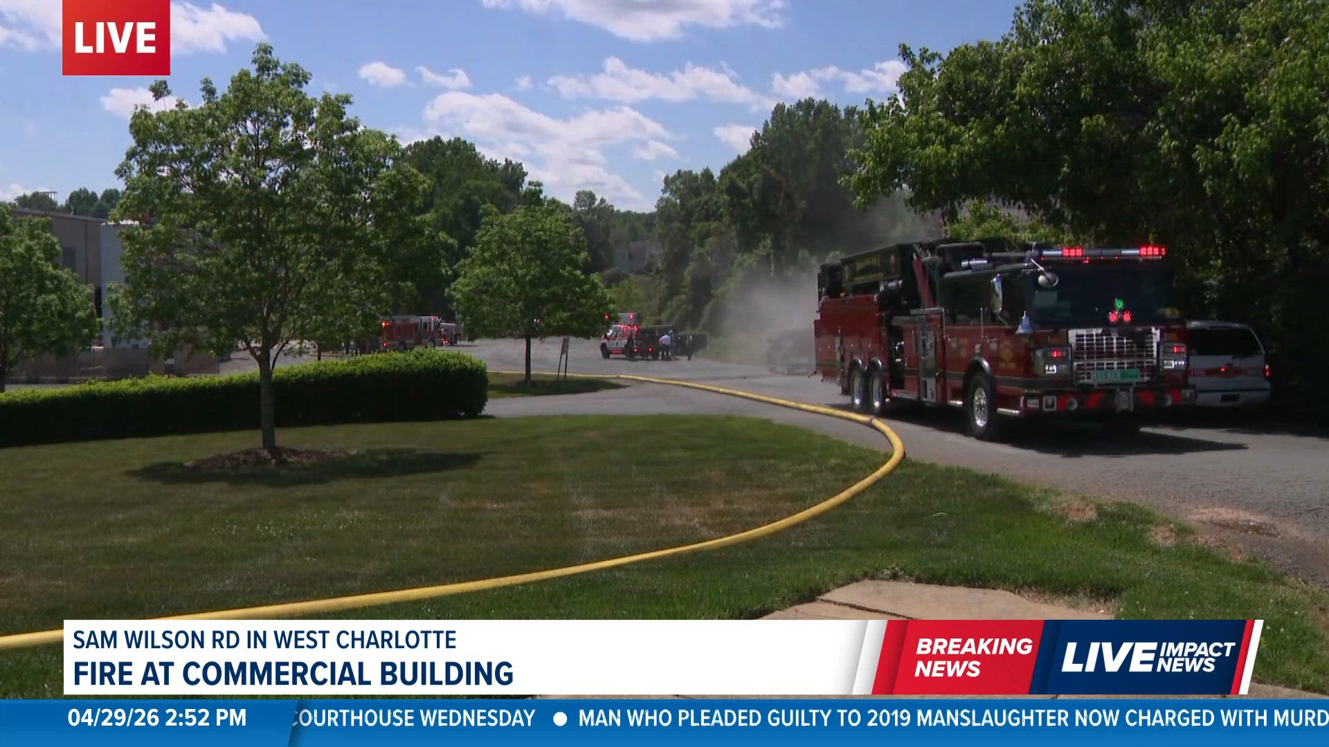 Fire at West Charlotte commercial building