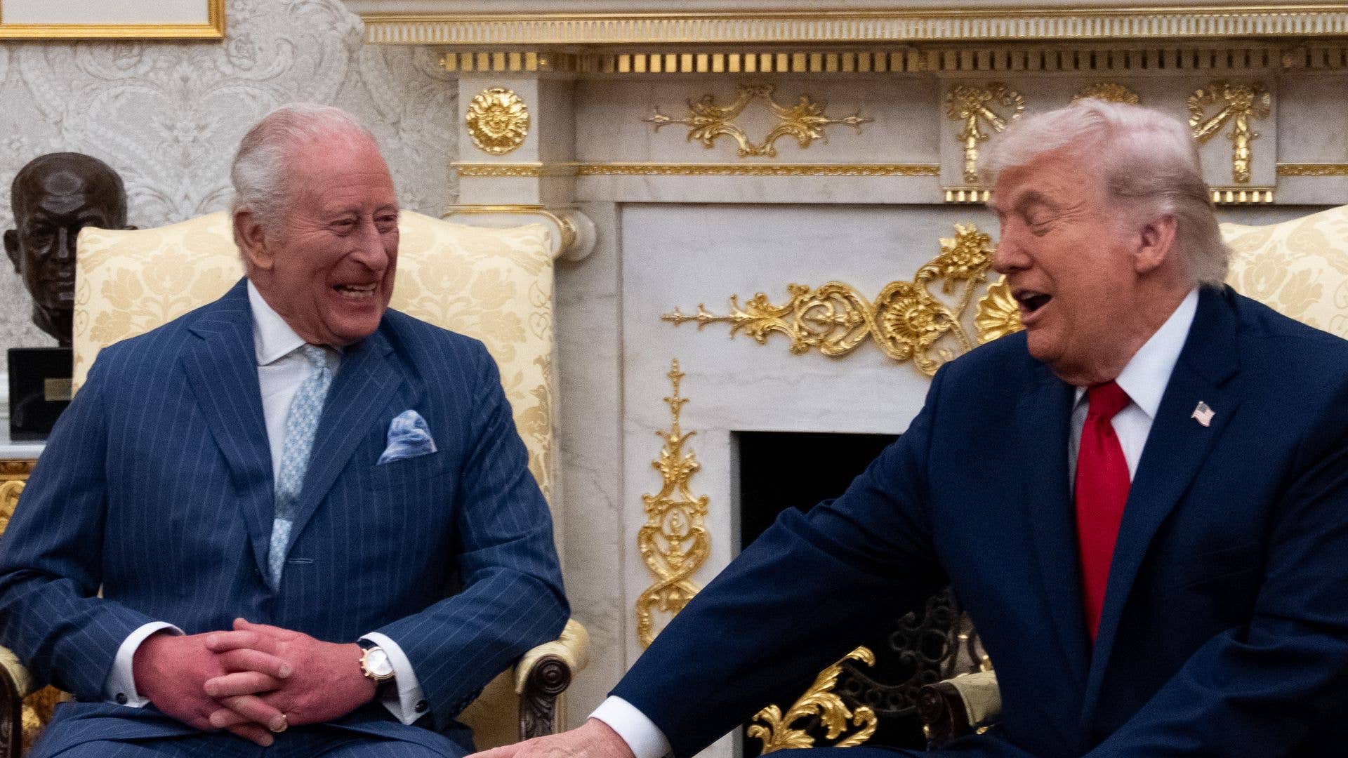 King Charles hosted in 'gaudy' Oval Office that's undergone a Trump ...