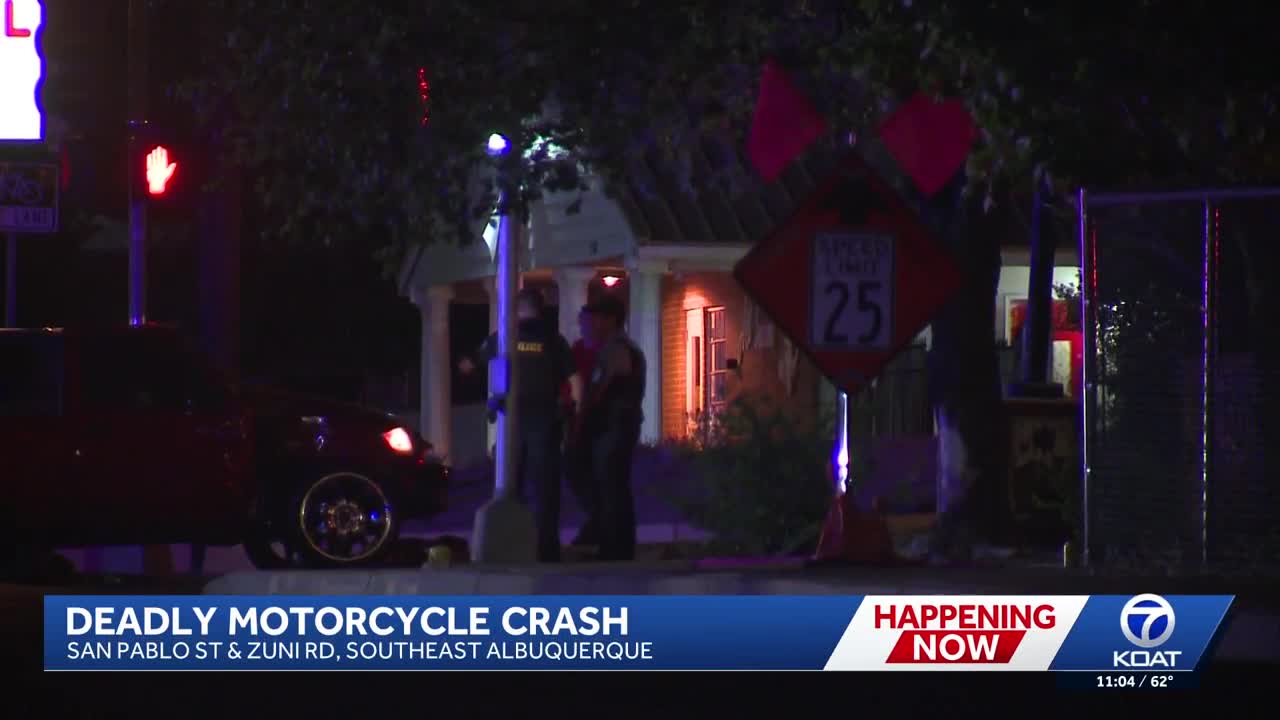 Deadly motorcycle crash Zuni