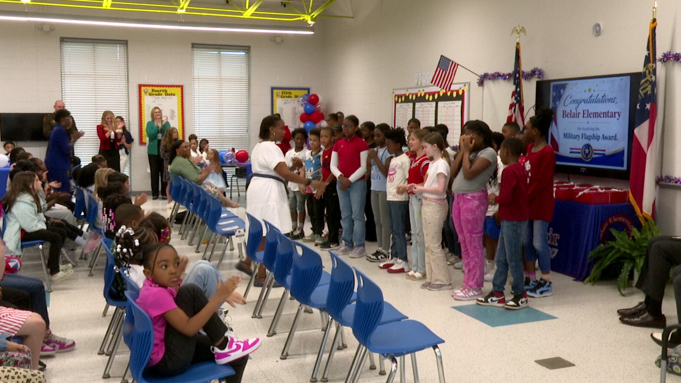 Belair Elementary honored as Georgia Military Flagship School