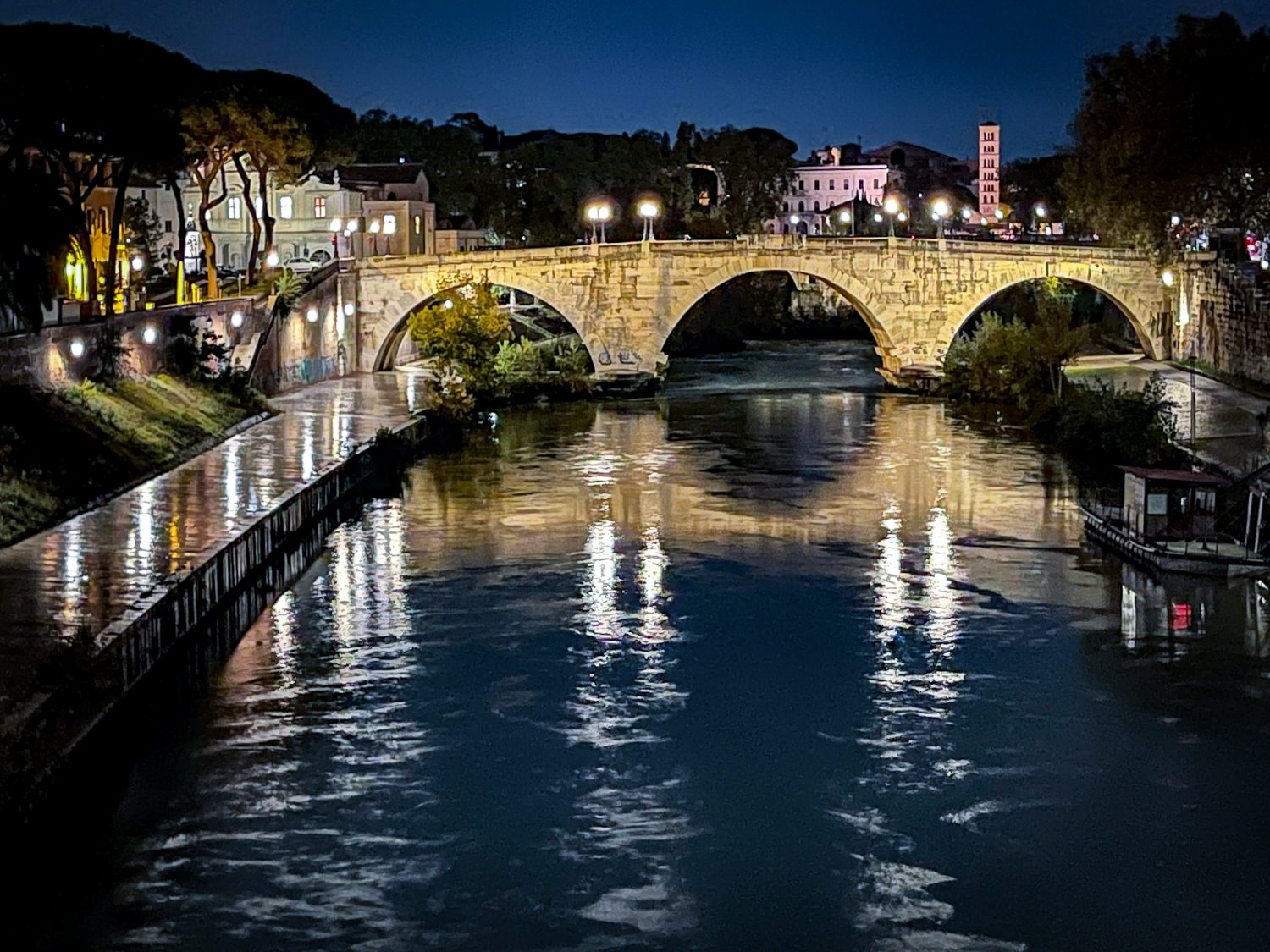 Cross the Tiber and Rome changes