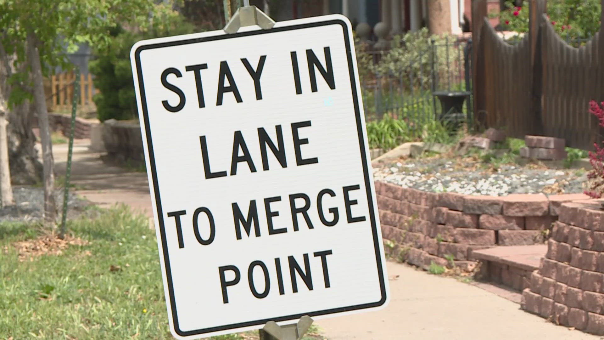 Colorado pushing zipper merging