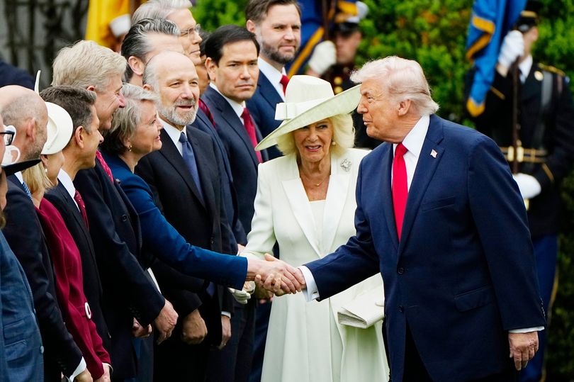 Queen Camilla's polite reaction as Donald Trump makes major faux pas