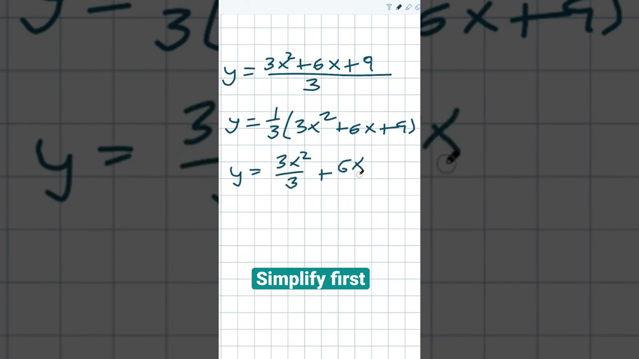 The hidden quadratic in a rational expression
