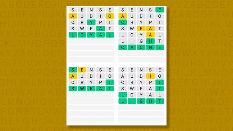 Quordle today – my hints and answers for April 30 (#1557)