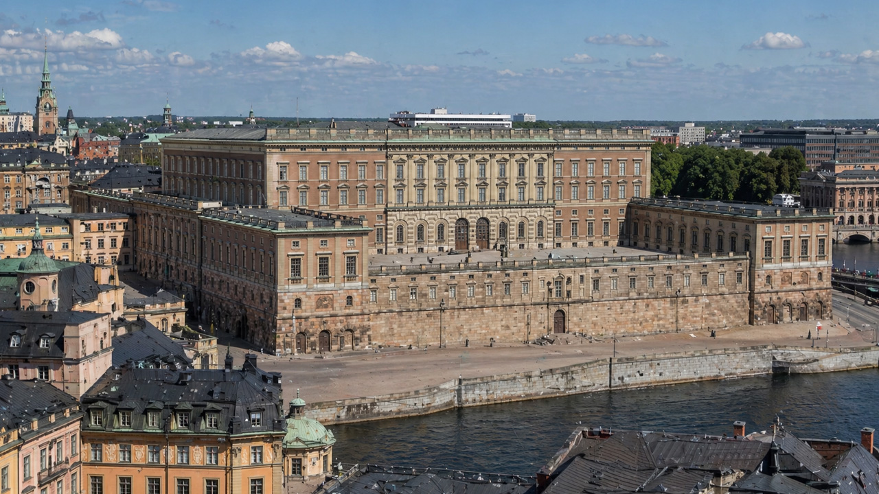 What makes this royal palace in Stockholm stand out