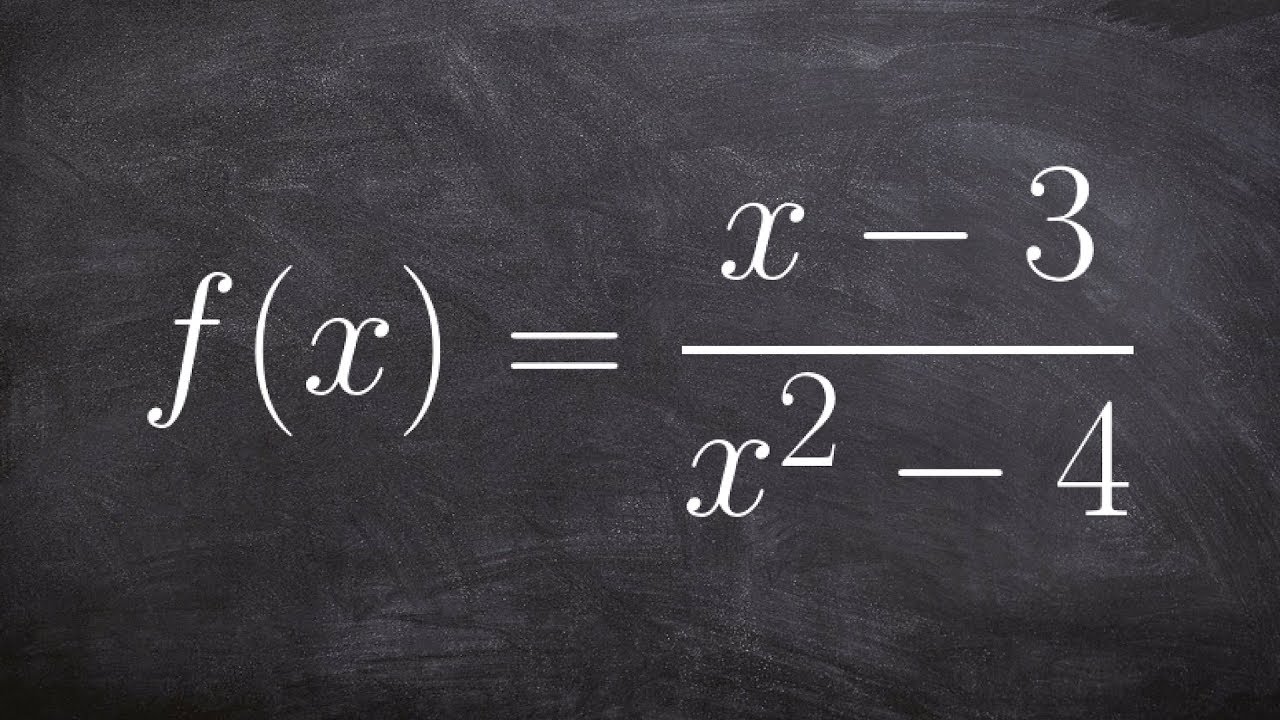 How to find the vertical asymptotes of a rational function