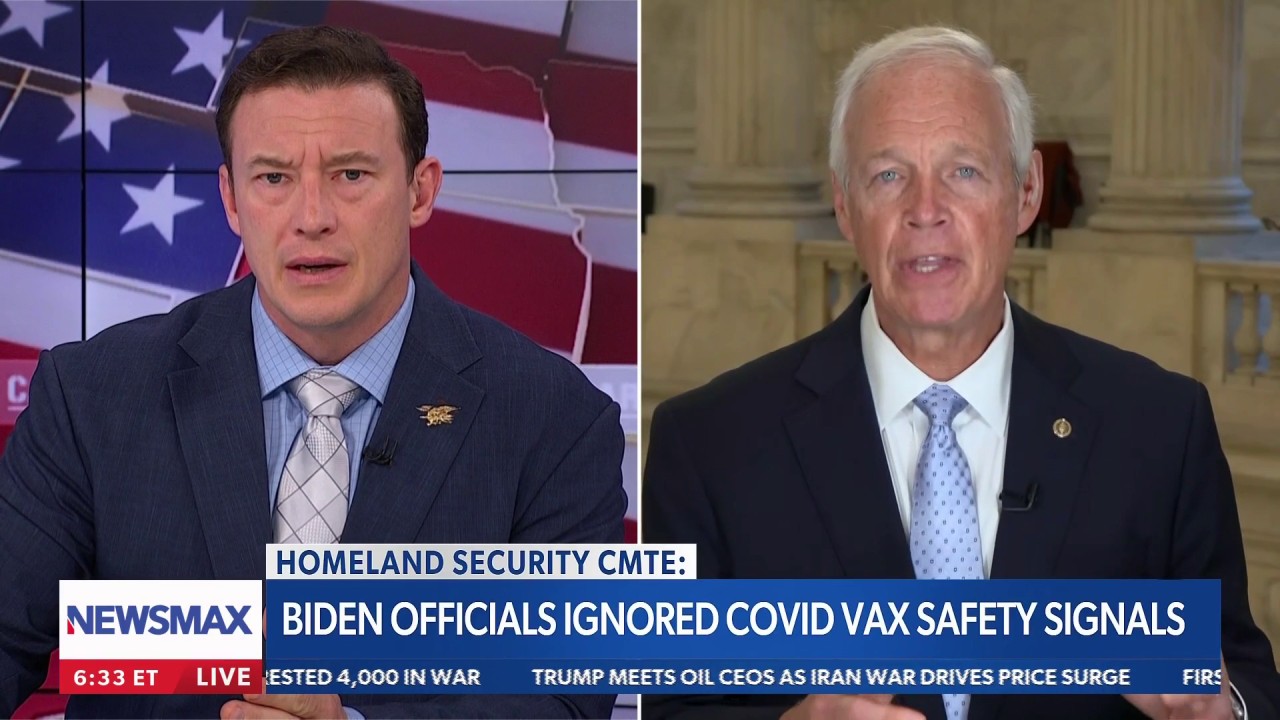 Sen. Ron Johnson: This is evil, what happened under FDA Director Peter ...