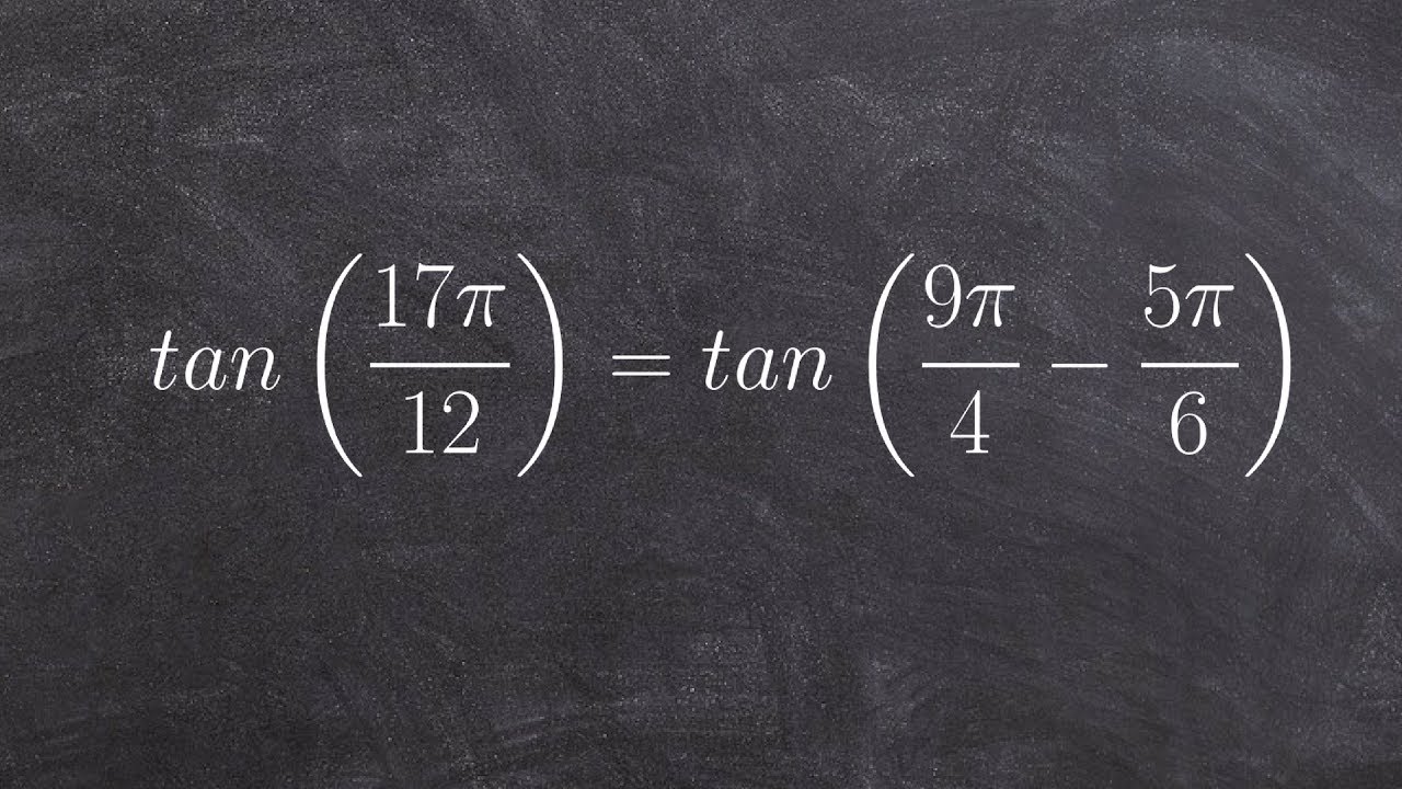 Using difference of two angles with tangent to evaluate