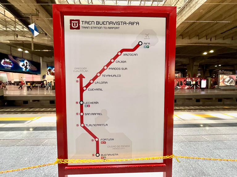 Viaje en el Tren Suburbano al AIFA: recorrido de 53 minutos, por 45 ...