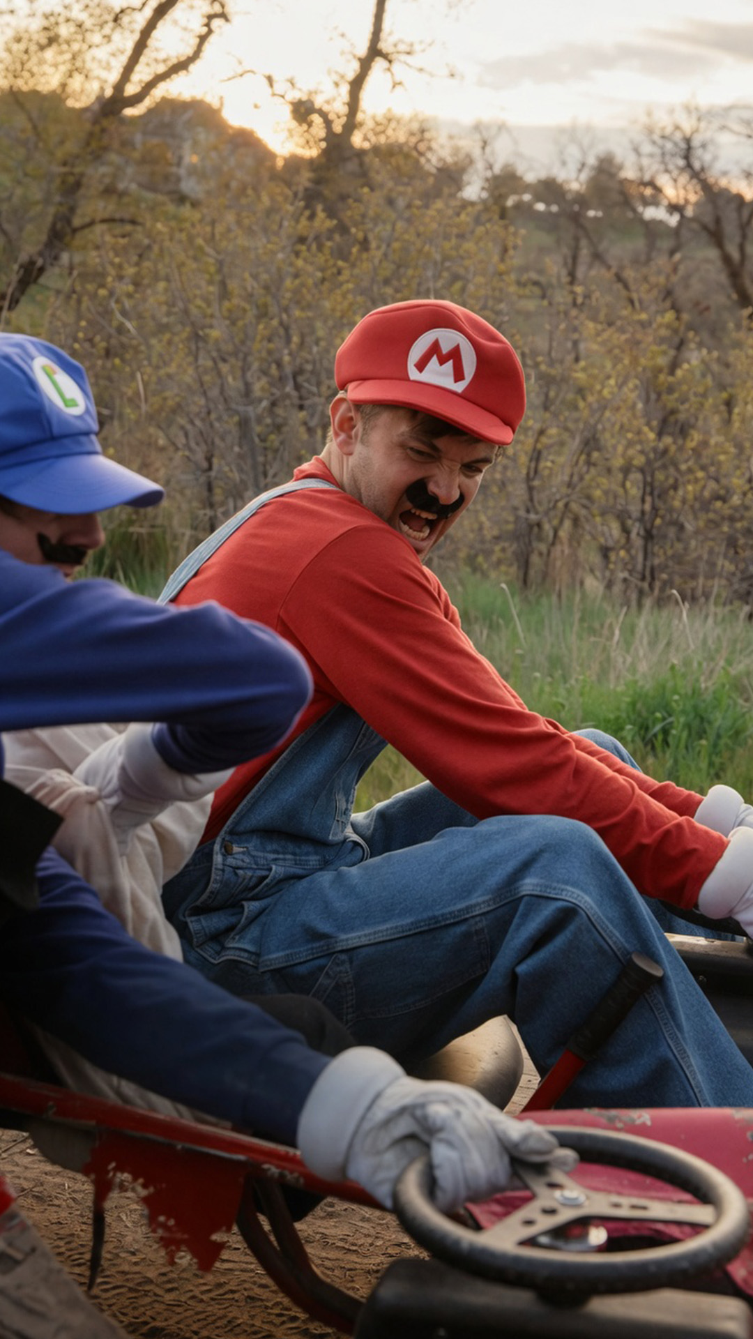 What it looks like when Mario Kart meets reality