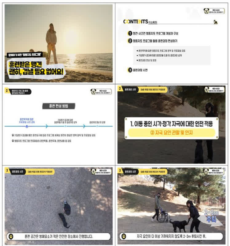 농식품부, 맹견 및 개물림 사고견 행동지도 프로그램 보급