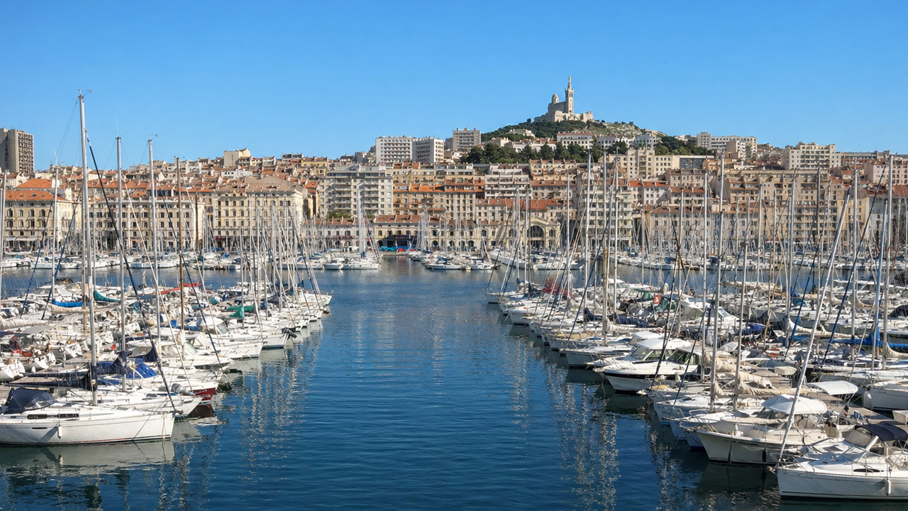 Is this the most beautiful harbor in Marseille
